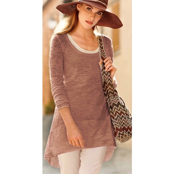 Peruvian Connection | Tops | Peruvian Connection Pink Mauve Long Sleeve ...
